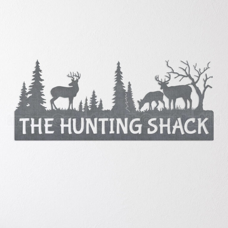 The Hunting Shack metal sign - Tc Graphics MN